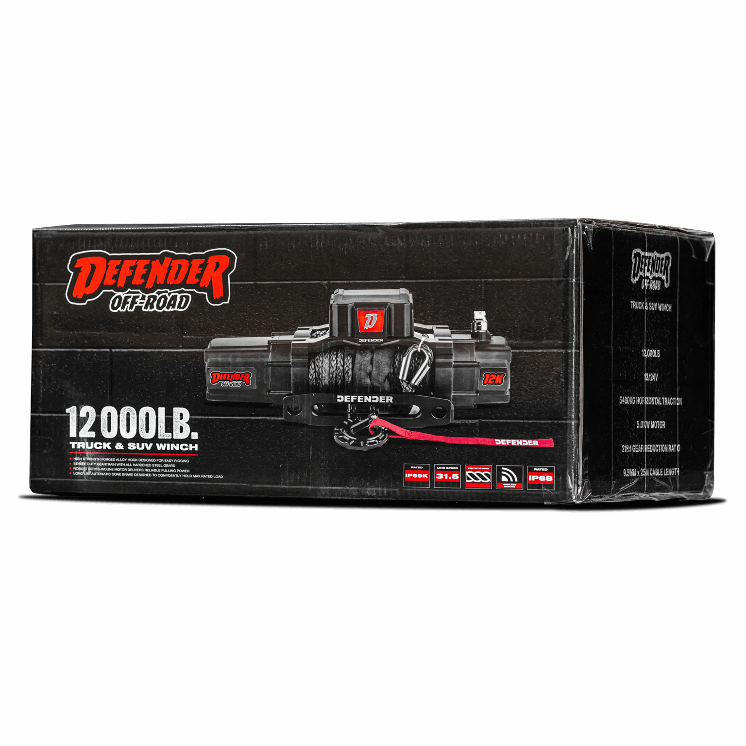 Defender Off-Road Shield Electric Winch - Defender Off-Road