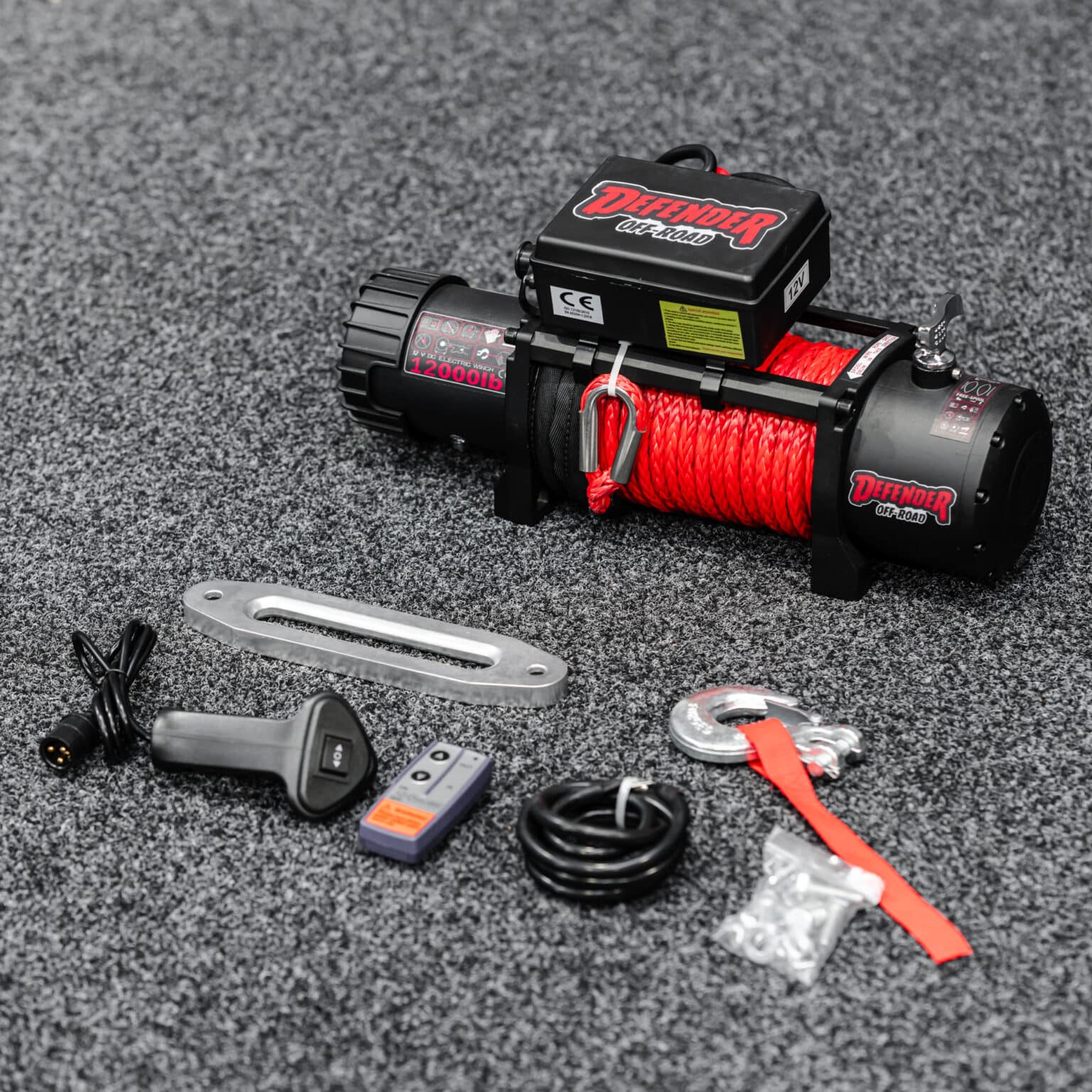 Defender Off-Road Guard Electric Winch - Defender Off-Road
