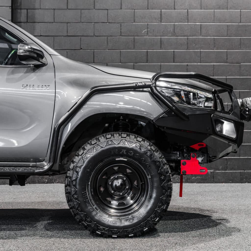 Defender Off-Road Brush Bar & Rock Slider Combo - Defender Off-Road