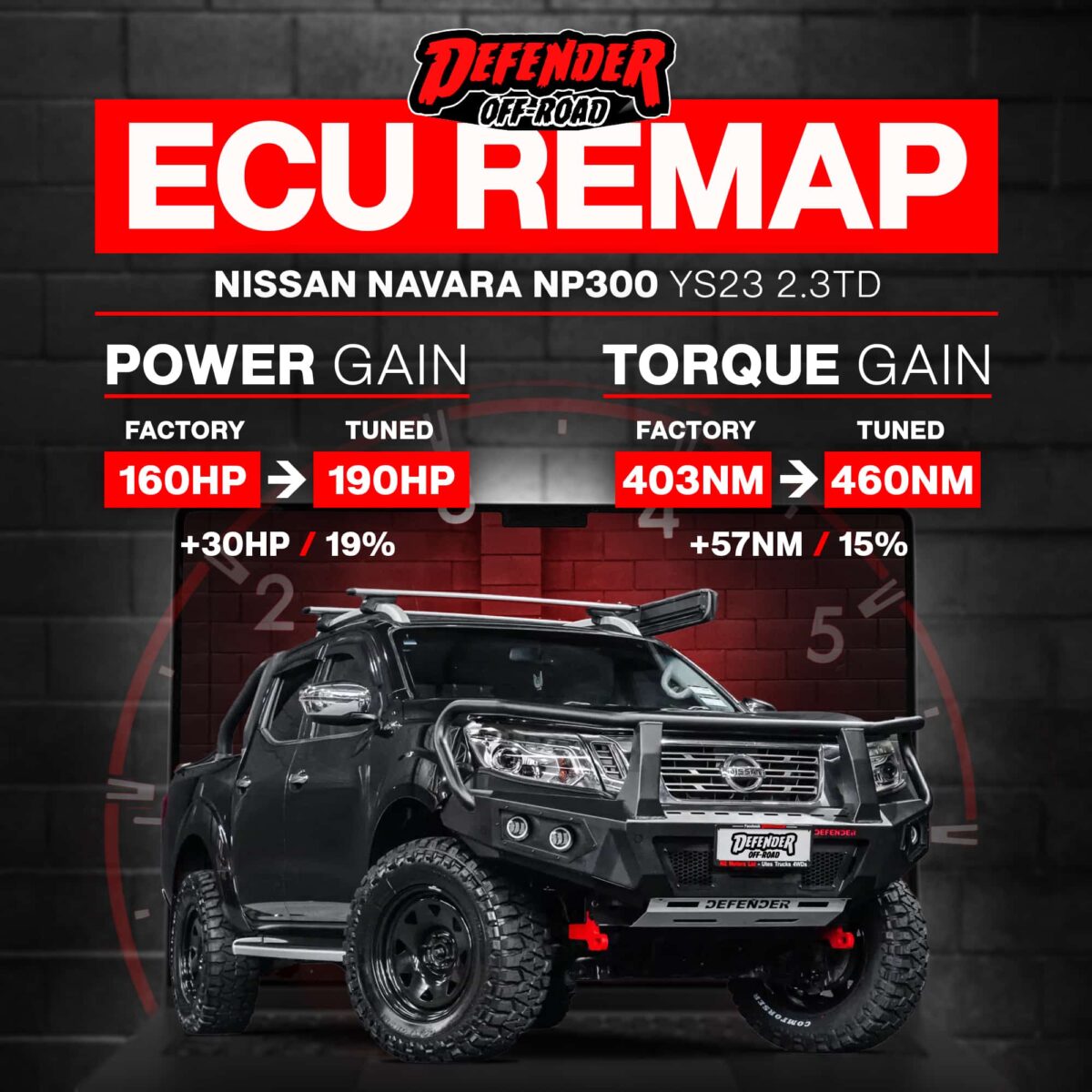 NISSAN NAVARA NP300 ECU REMAP [2015-2021] - Defender Off-Road